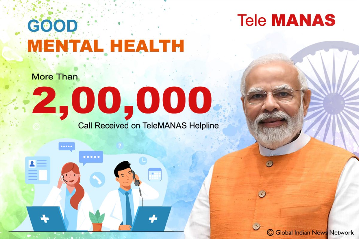 India’s Tele-MANAS Helpline Surpasses 2,00,000 Calls Since October 2022 ...