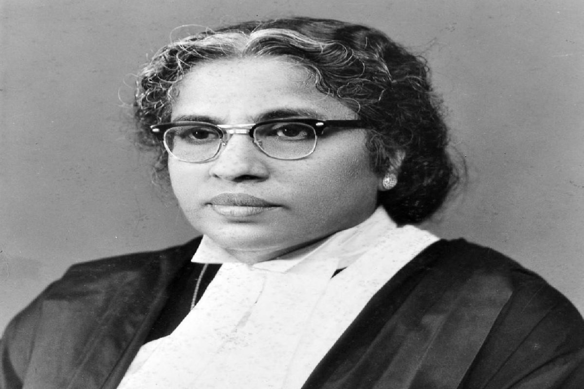 Anna Chandy: India's First Woman High Court Judge