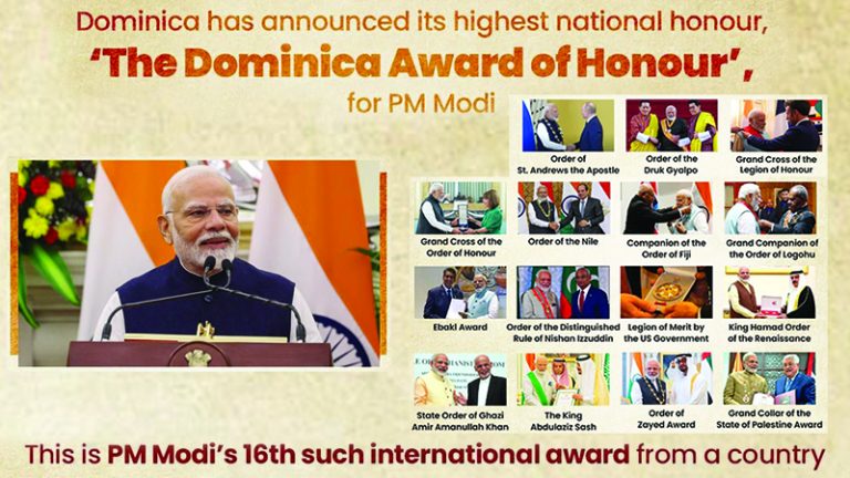 Dominica to Honor PM Modi with Highest Award – Global Indian News Network