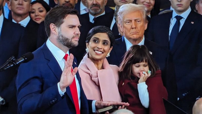 JD Vance Sworn In as 50th US Vice President