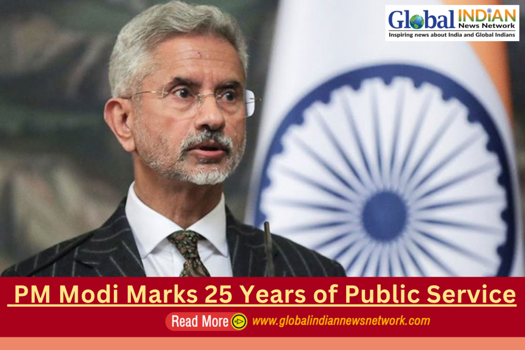 PM Modi Marks 25 Years of Public Service