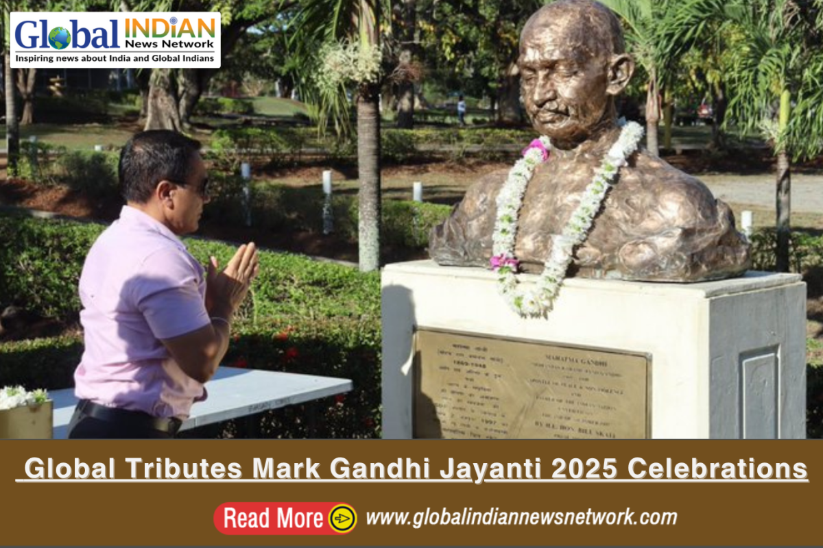 Global Tributes Mark Gandhi Jayanti 2025 Celebrations