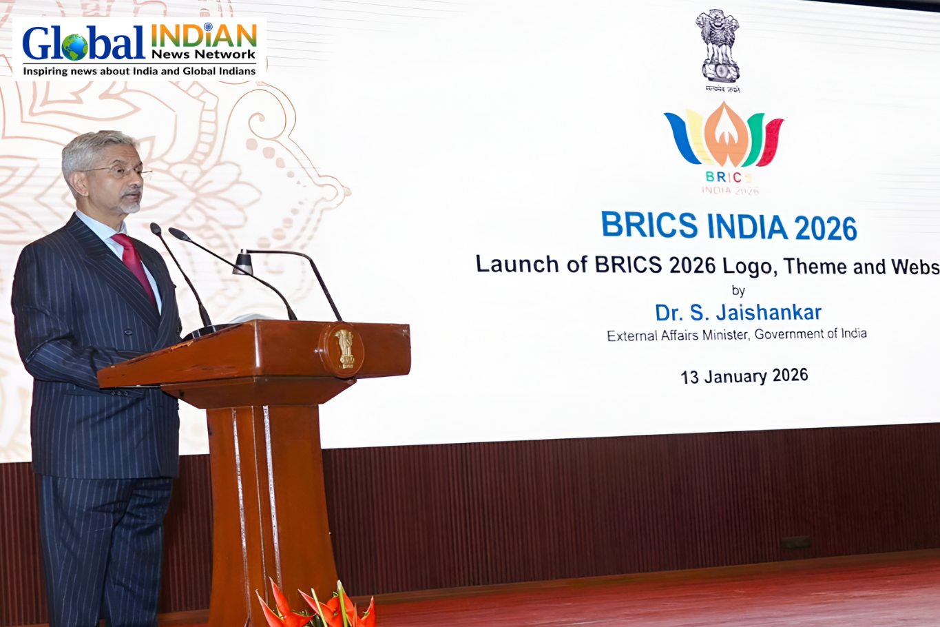 India Launches Website, Theme, Logo for BRICS 2026