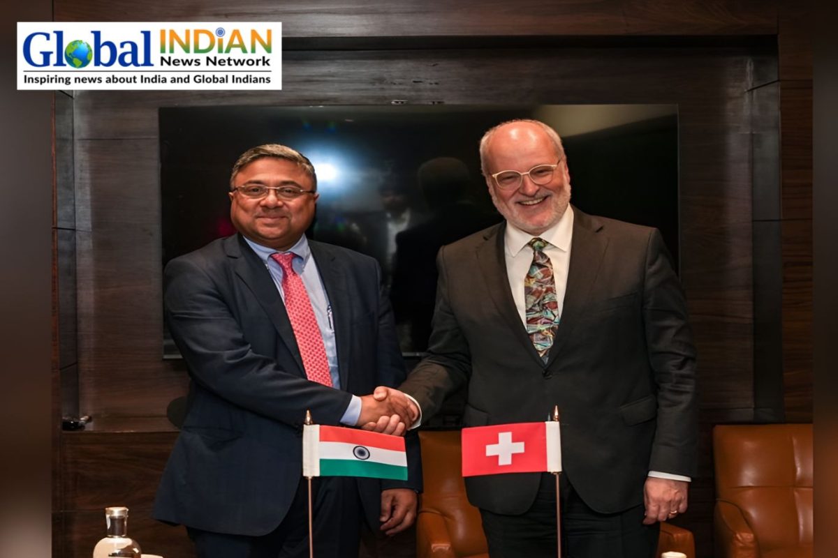 India, Switzerland Discuss Expanding Bilateral Cooperation